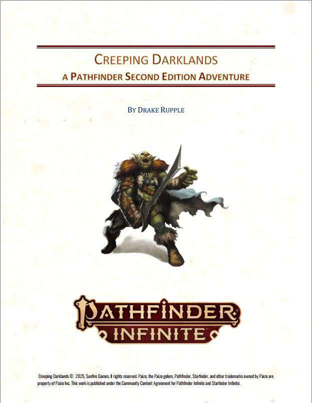 Creeping Darklands - Paizo | Pathfinder and Starfinder Infinite ...