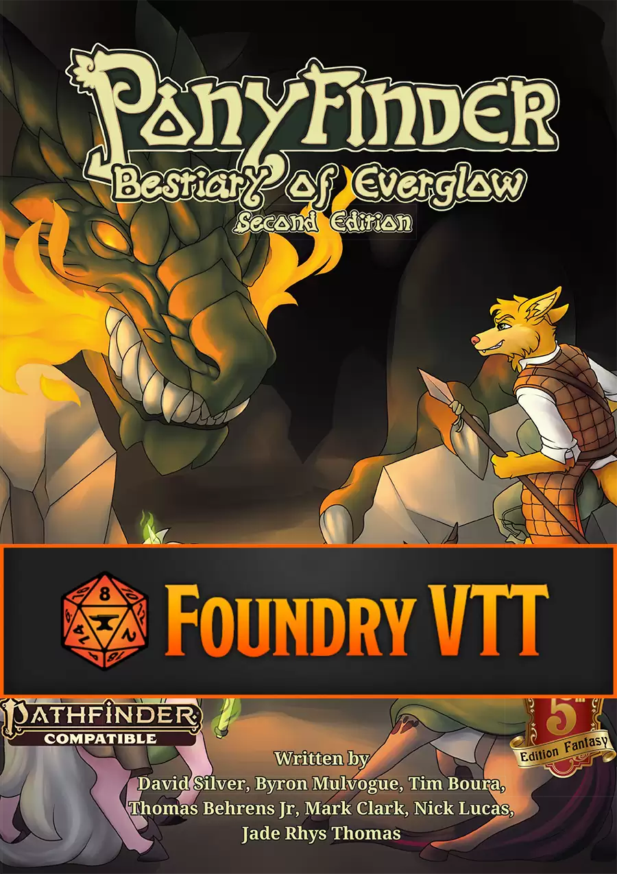 Foundry VTT - Ponyfinder Bestiary of Everglow PF2E - Silver Games LLC | DriveThruRPG