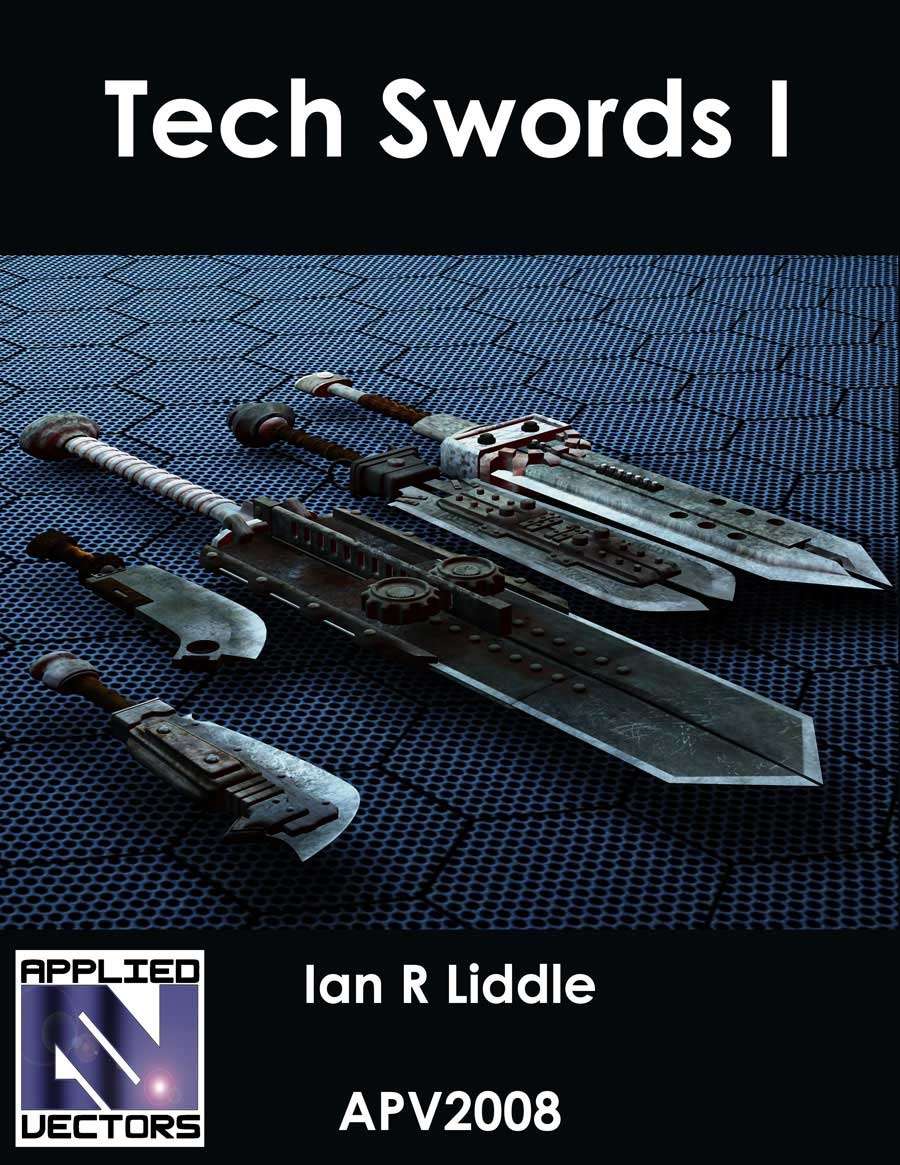 Tech Swords I - Applied Vectors | OGL Modern | DriveThruRPG