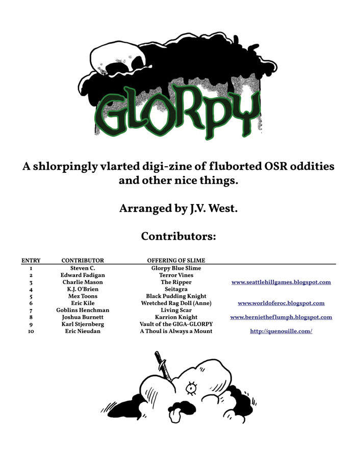 Glorpy! - Random Order Creations | DriveThruRPG