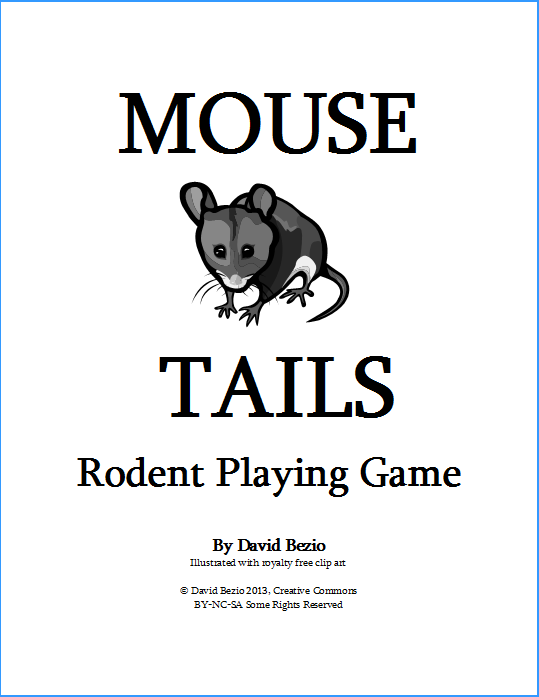 Mouse Tails Rodent Playing Game - Dave Bezio's Grey Area Games | Dave ...