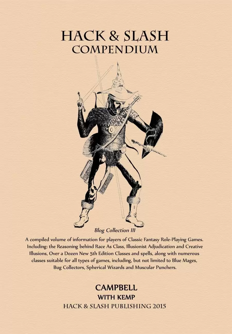 Hack & Slash Blog Compendium III - Hack & Slash Publishing | DriveThruRPG