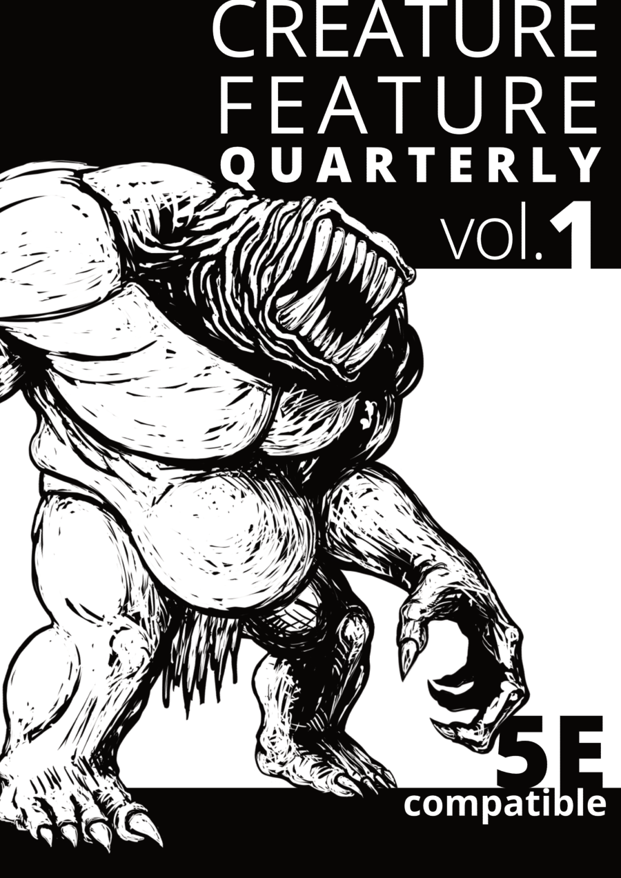 Creature Feature Quarterly vol. 1 (5e) - Jeremy Hart | 5E | DriveThruRPG