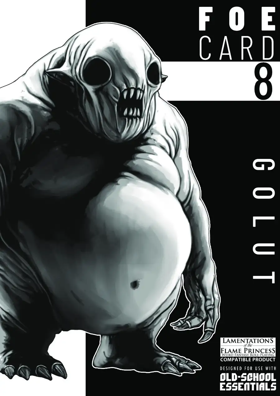 OSE+LOTFP Foe Card 8 GOLUT - Jeremy Hart | OSE | LOTFP | DriveThruRPG