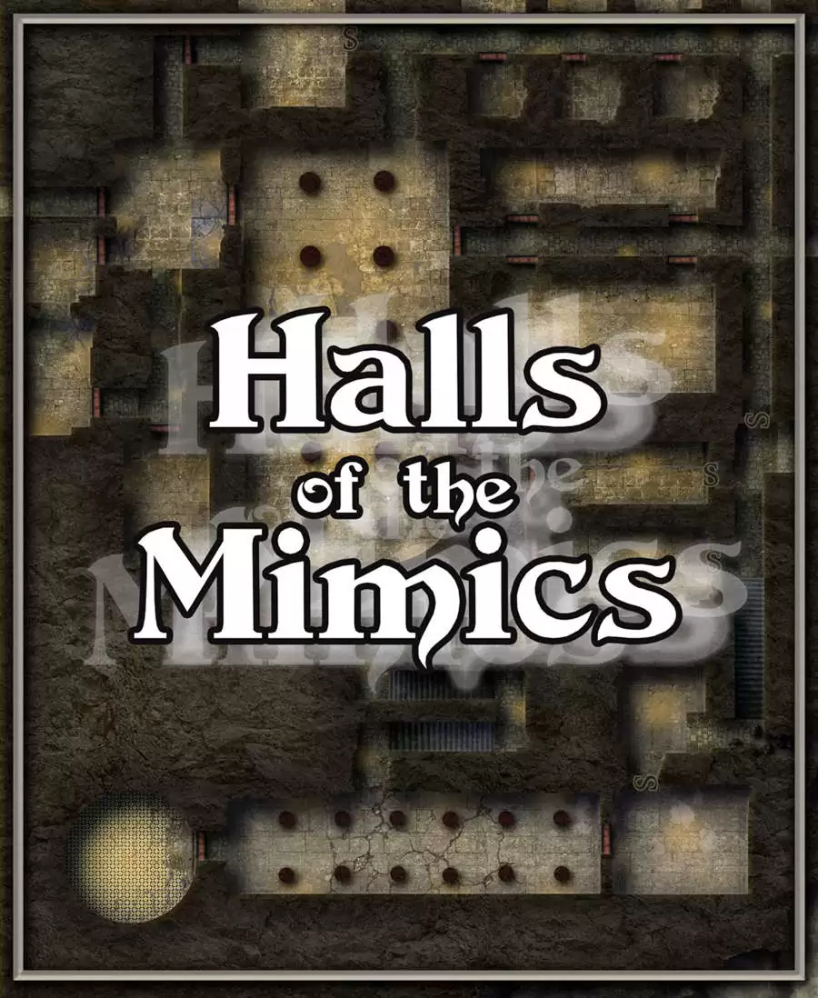 Halls of the Mimics - Miska's Maps | Miska's Maps - OSR Fantasy Maps ...