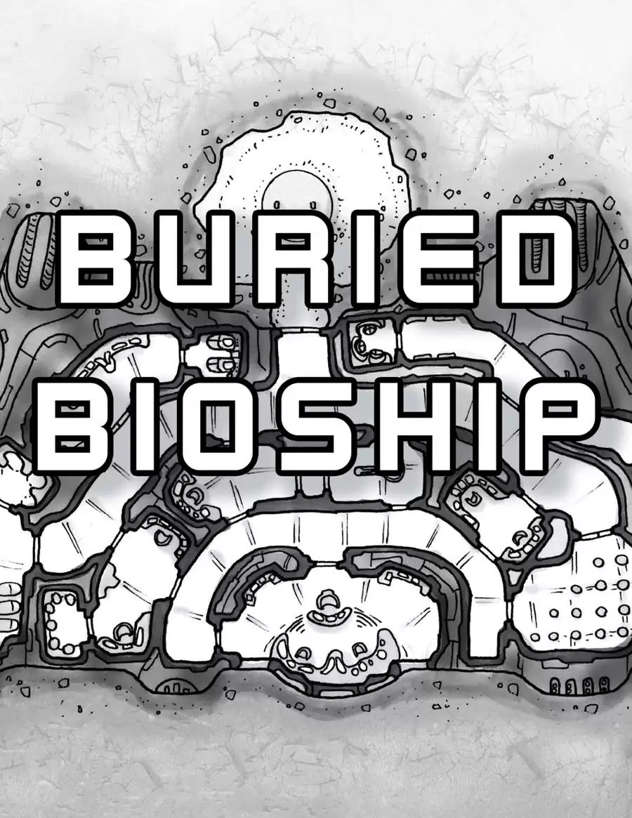 The Buried Bioship - Miska's Maps | Miska's Maps - OSR Sci-Fi Maps ...