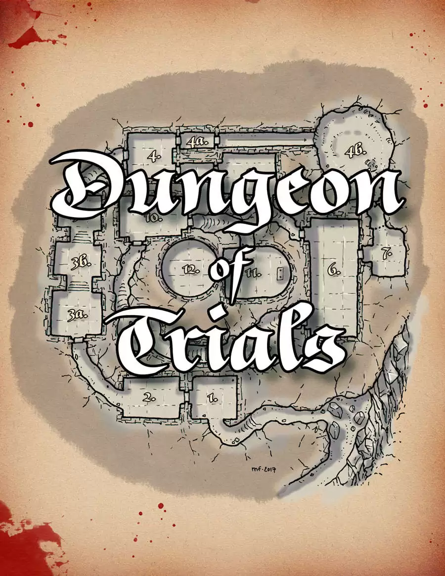 The Dungeon of Trials - Miska's Maps | Miska's Maps - OSR Fantasy Maps ...