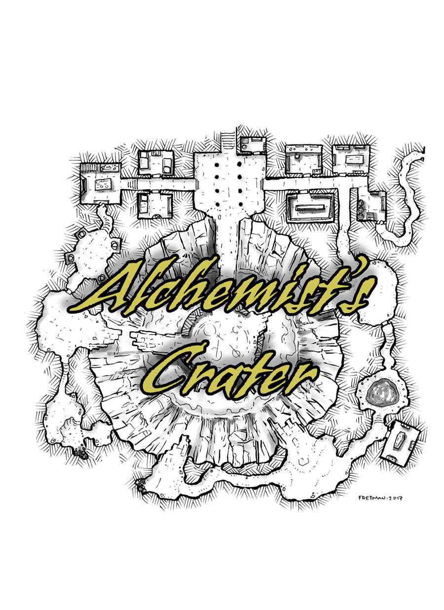 The Alchemist's Crater - Miska's Maps | Miska's Maps - OSR Fantasy Maps ...