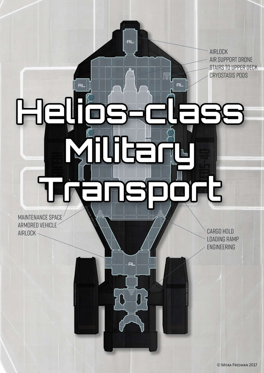 Helios Military Transport - Miska's Maps | Miska's Maps - OSR Sci-Fi ...