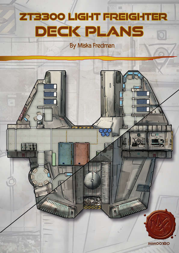 ZT-3300 Light Freighter Deck Plans - Miska's Maps | Miska's Maps - OSR ...