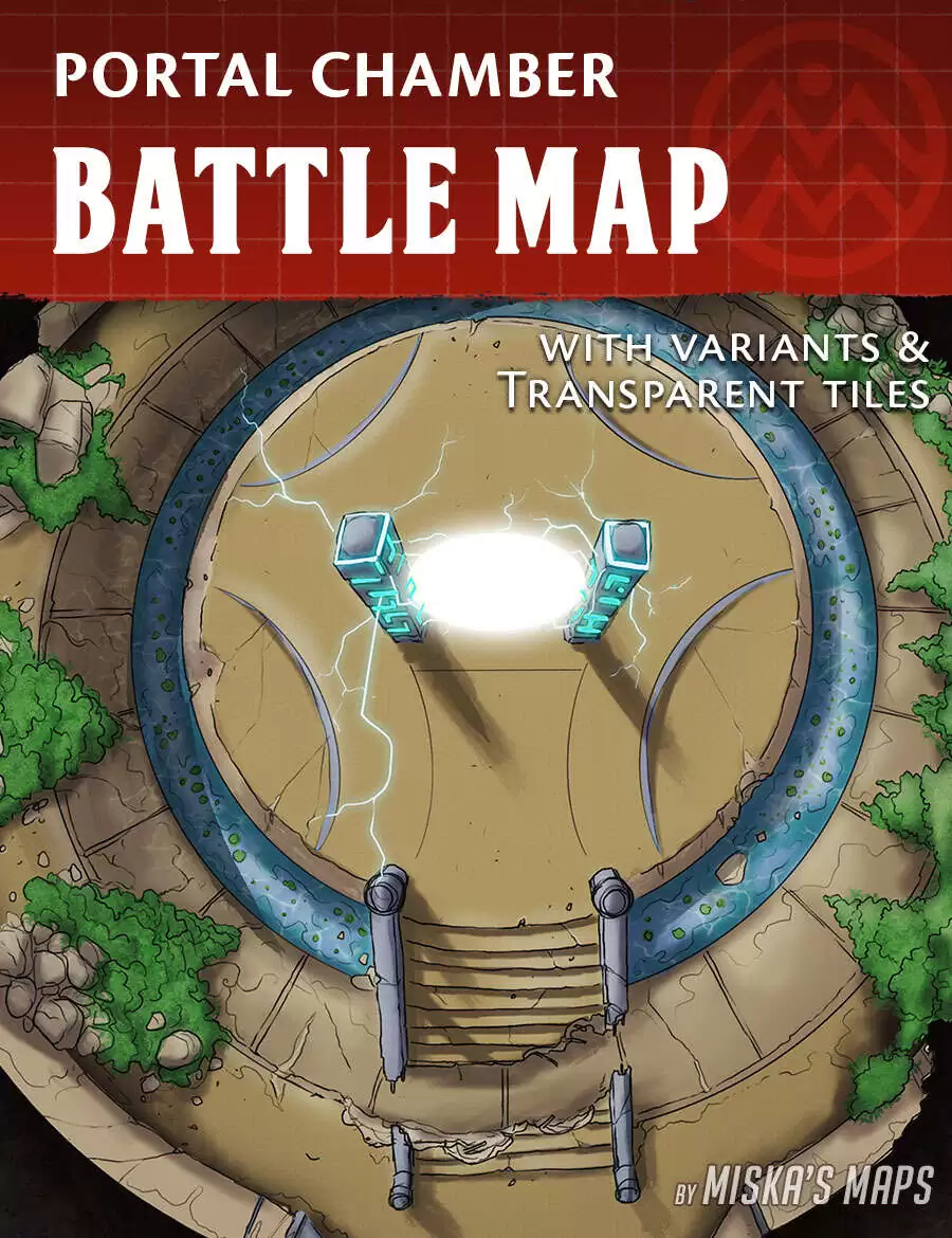 Portal Chamber Battlemaps - Miska's Maps | Miska's Sci-Fi Maps | Miska ...