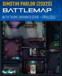 Warehouse Lab - Battle map (30x30) - Miska's Maps | Miska's Sci-Fi Maps | DriveThruRPG