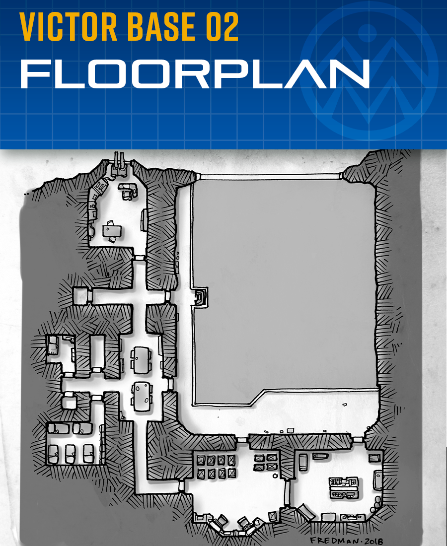 Victor Base 02 - Sci-fi Floorplan - Miska's Maps | Miska's Maps - OSR ...