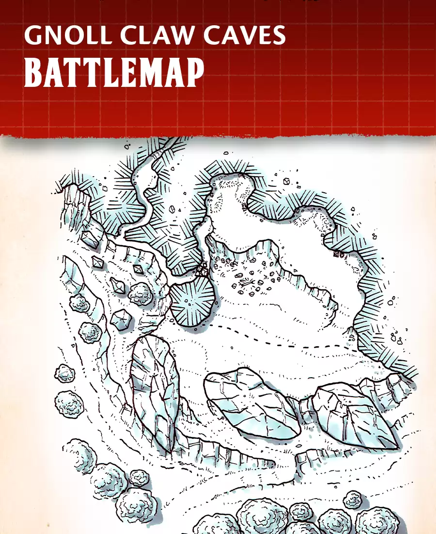 Gnoll Claw Caves - Fantasy Battlemap - Miska's Maps | Miska's Maps ...