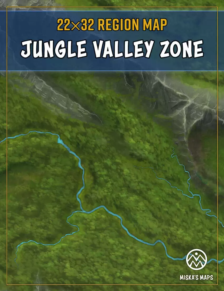 Jungle Valley Zone - Region Map - Miska's Maps | Miska's Sci-Fi Maps ...