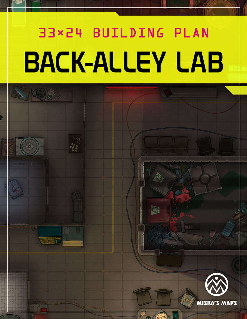 Back-Alley Lab - Building Plan - Miska's Maps | Miska's Sci-Fi Maps ...