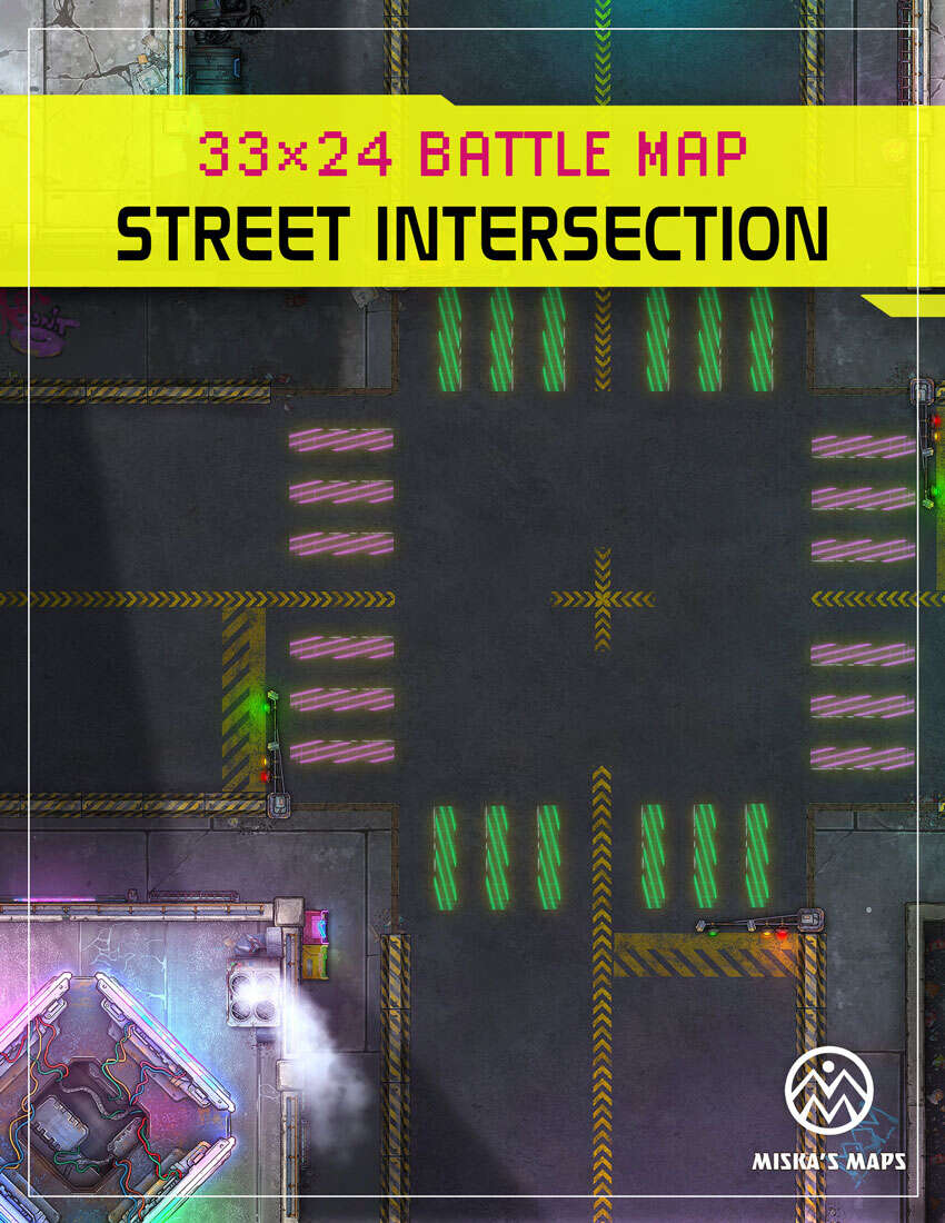 Street Intersection Encounter - Miska's Maps | Miska's Sci-Fi Maps ...