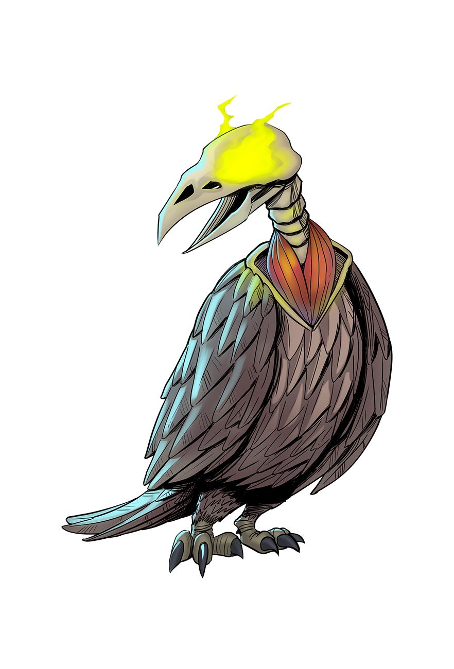 Hawk Zombie - Stock Art - Dren Productions | DriveThruRPG