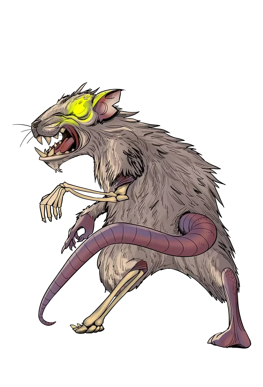 Rat Zombie - Stock Art - Dren Productions | DriveThruRPG