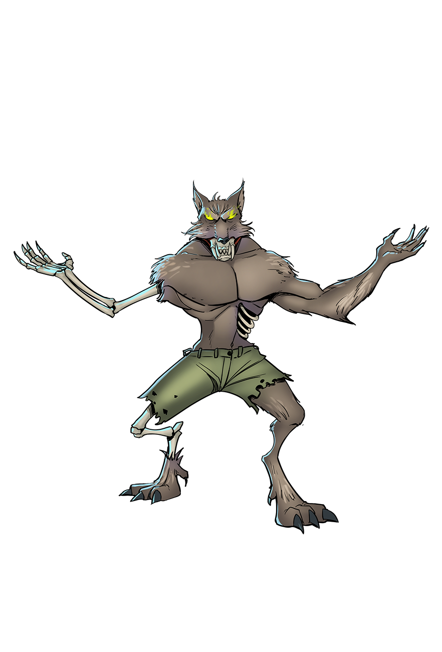 Werewolf Zombie - Stock Art - Dren Productions | DriveThruRPG
