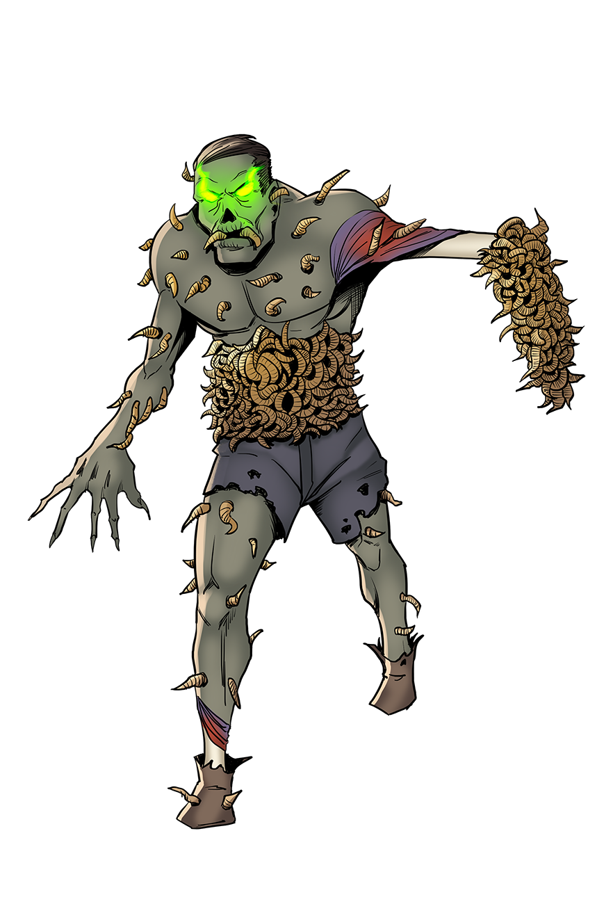 Worm Food Zombie - Stock Art - Dren Productions | DriveThruRPG