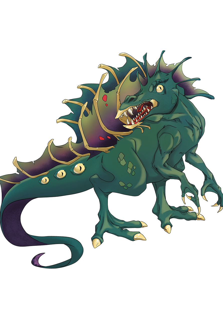 Mutated Lizard - Stock Art - Dren Productions | DriveThruRPG