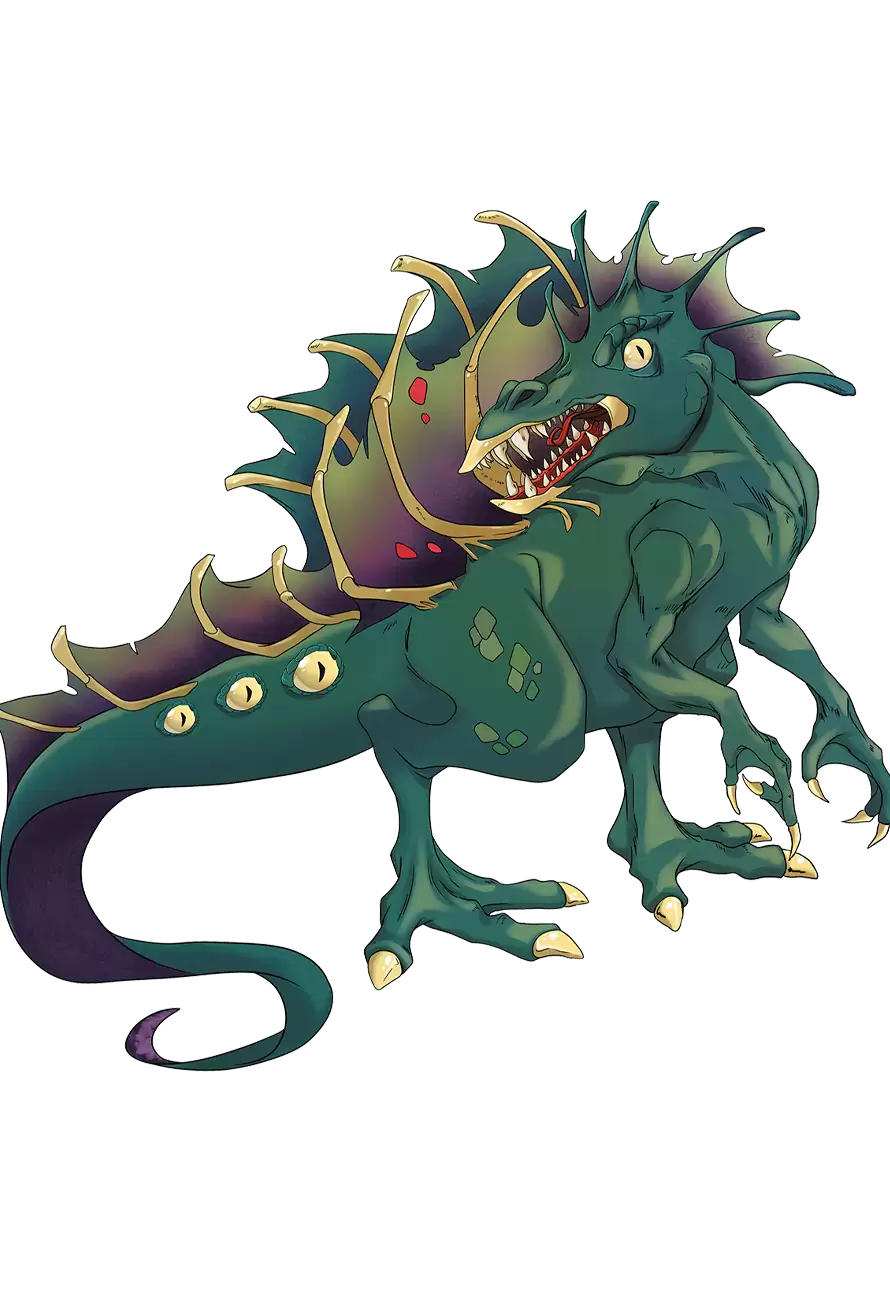 Mutated Lizard - Stock Art - Dren Productions | DriveThruRPG