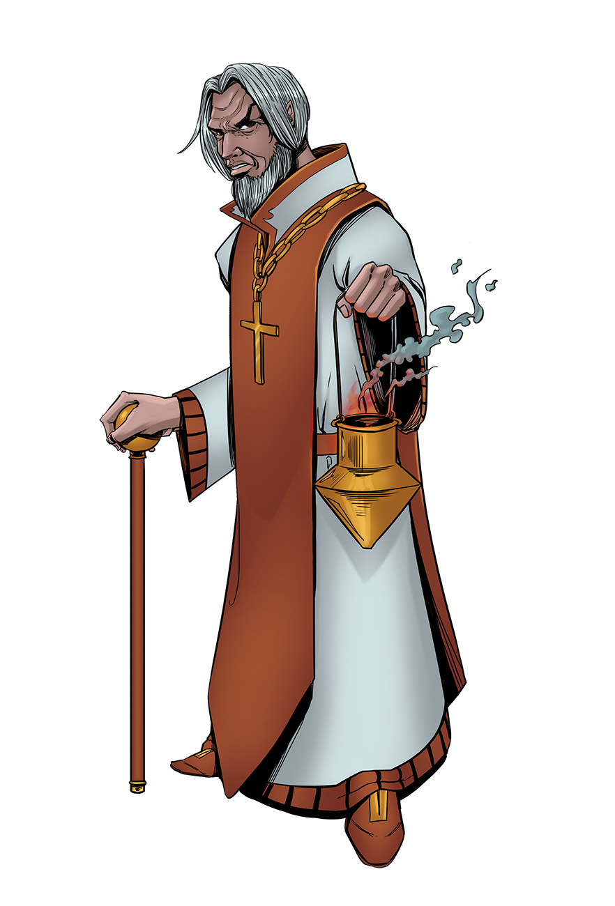 Fallen Priest - Stock Art - Dren Productions | DriveThruRPG
