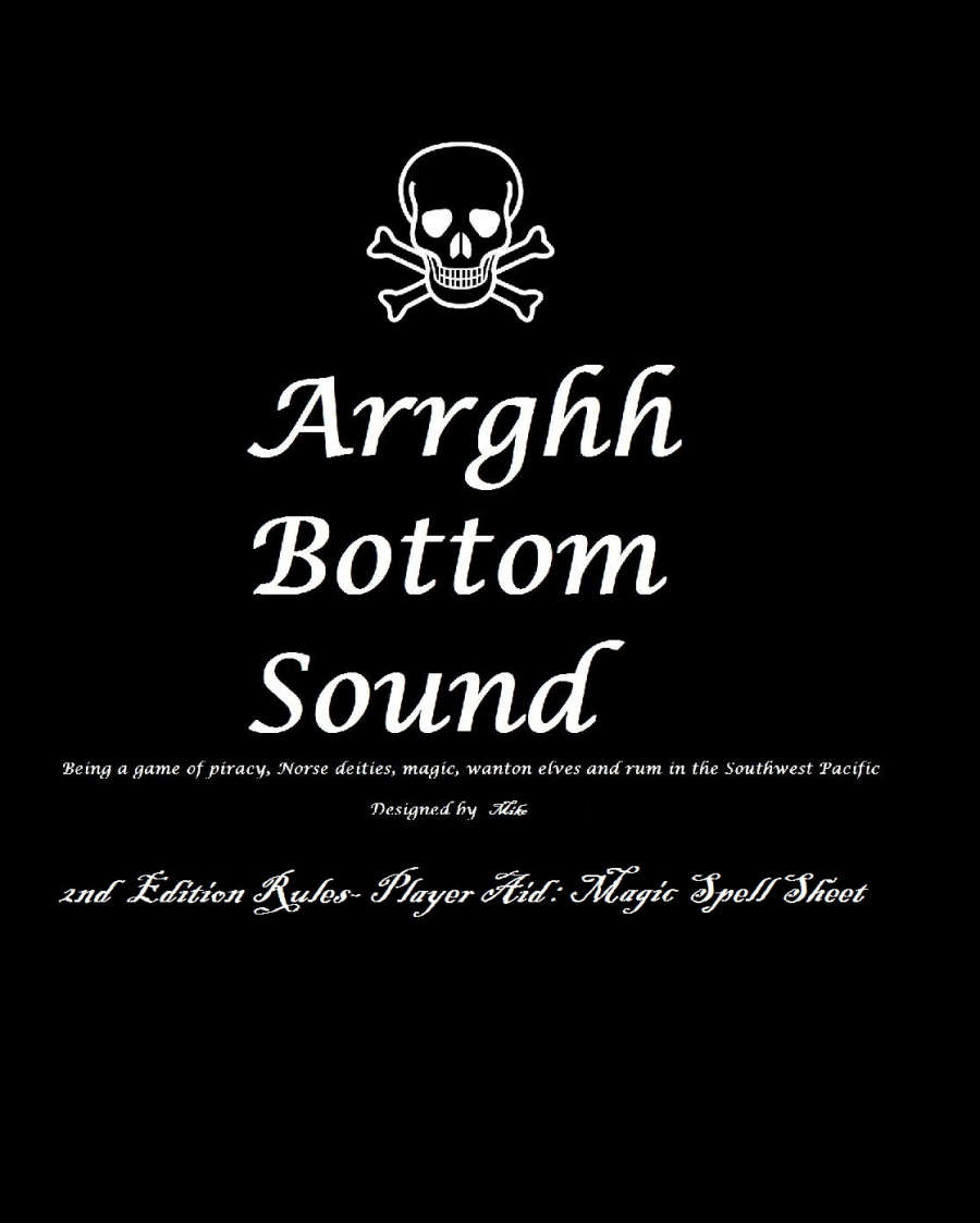 Arrghh Bottom Sound-Magic Spell list - Conquered Armies | DriveThruRPG