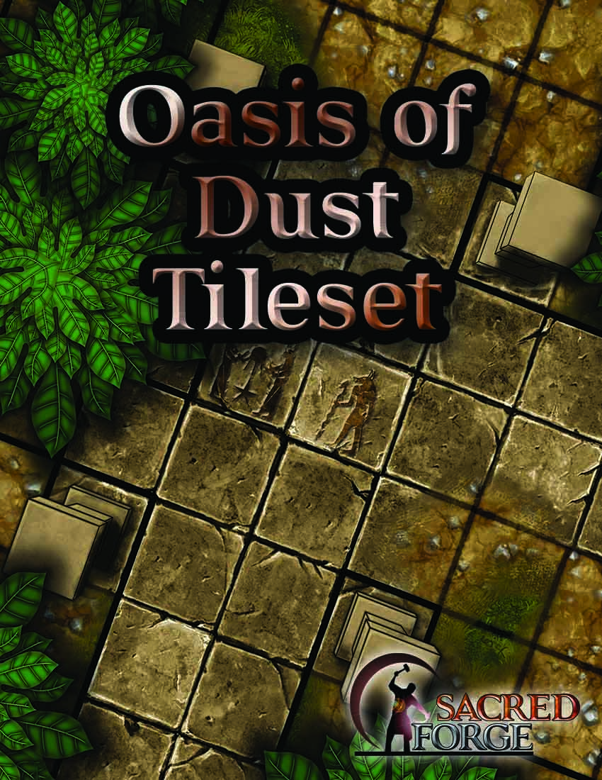 Oasis of Dust Tileset - Sacred Forge Games | DriveThruRPG