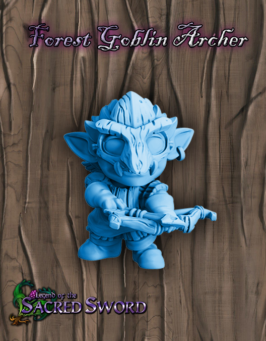 Forest Goblin Archer - Sacred Forge Games | Sacred Sword Miniatures ...