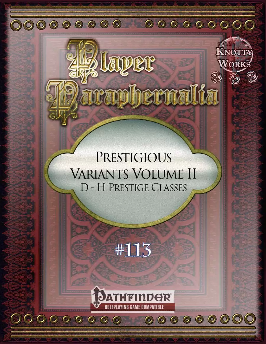 Player Paraphernalia #113 Prestigious Variants Volume II, D-H Prestige ...