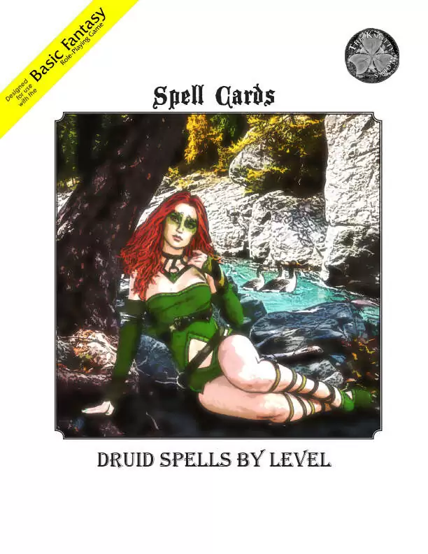 Basic Fantasy Spell Cards, Druid Spells By Level - The Knotty-Works ...