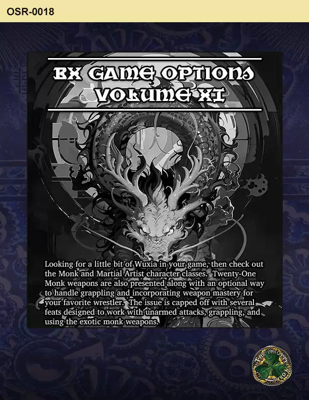 BX Game Options Volume XI - The Knotty-Works | OSR Compatible ...