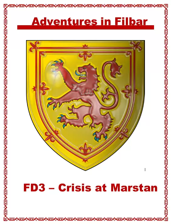 FD3 - Crisis at Marstan - Adventures in Filbar | DriveThruRPG