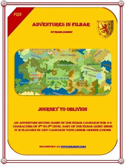 FQ5 - Journey to Oblivion - Adventures in Filbar | DriveThruRPG