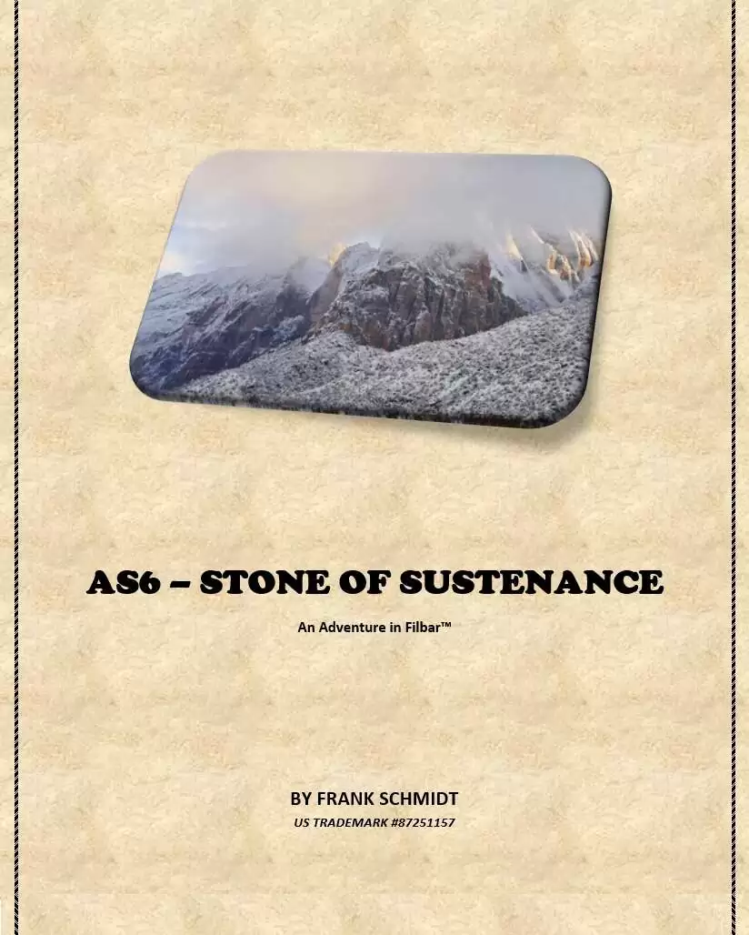 AS6 - Stone of Sustenance - Adventures in Filbar | DriveThruRPG