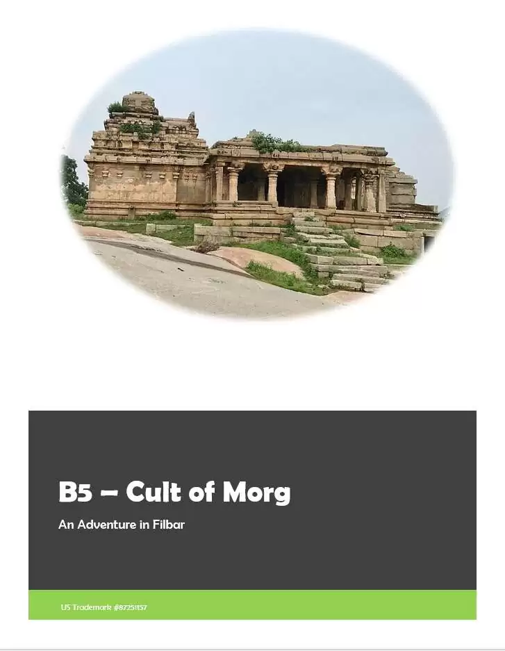 B5 - Cult of Morg - Adventures in Filbar | DriveThruRPG