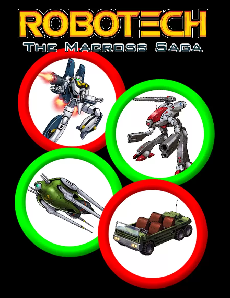 Robotech: The Macross Saga Roleplaying Game Token Set - Strange Machine ...