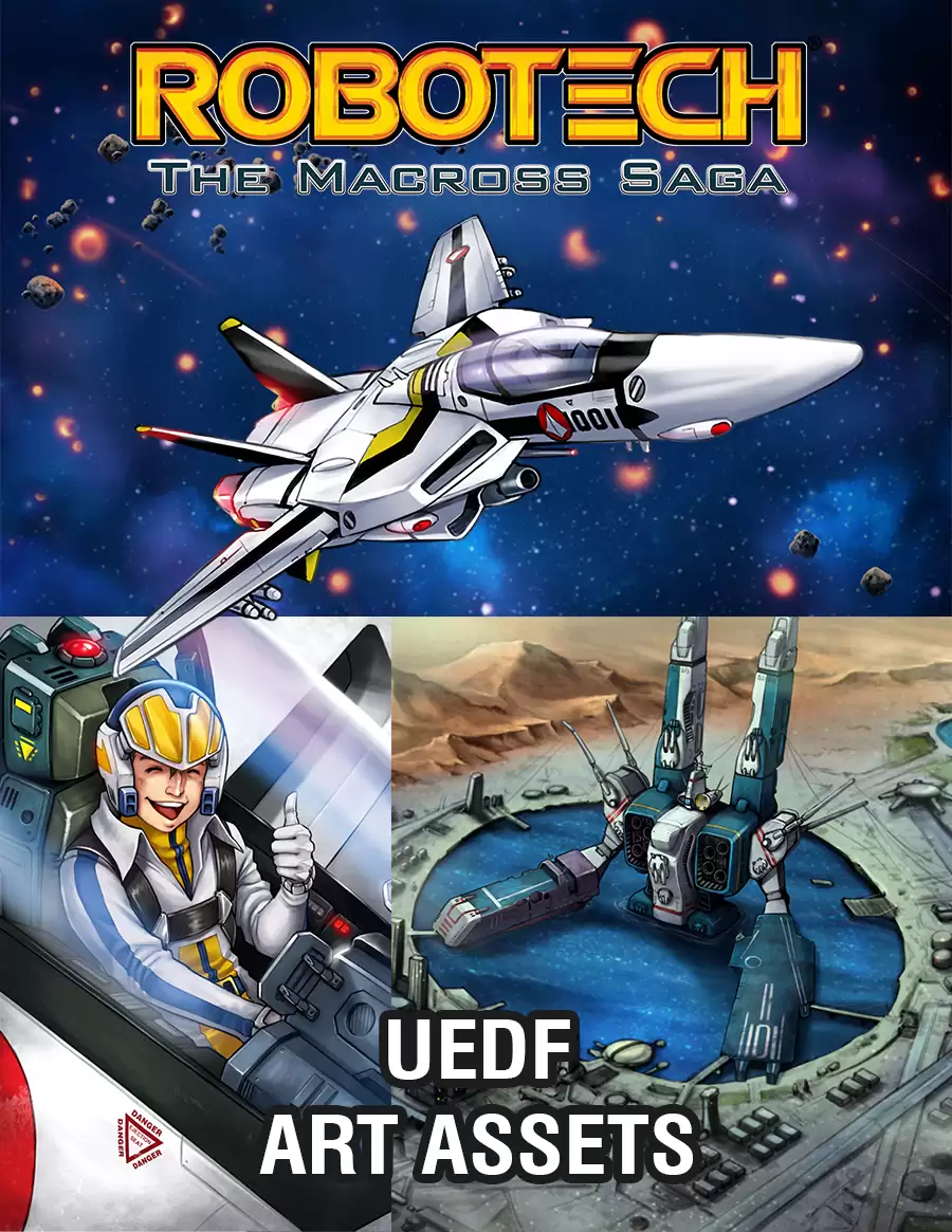 Robotech: UEDF Art Assets - Strange Machine Games | DriveThruRPG