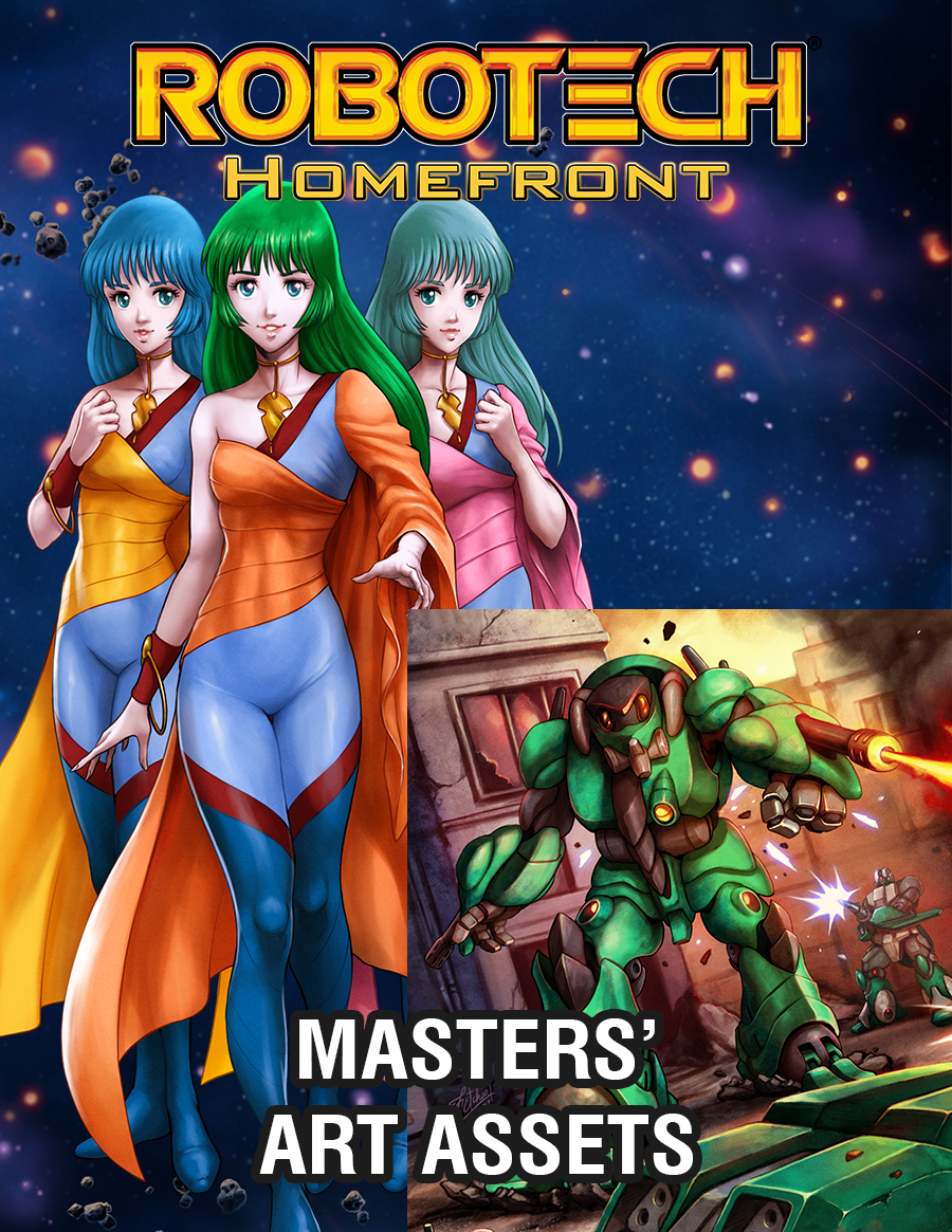 Robotech: Masters' Art Assets - Strange Machine Games | DriveThruRPG