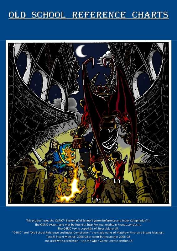 OSRIC referee's screen - Artikid Arts | DriveThruRPG