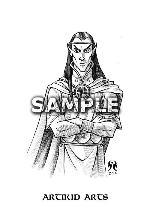 Elf King - Artikid Arts | Fantasy Stock Art | DriveThruRPG