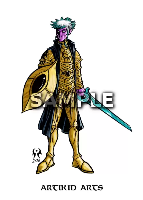 Exogen Cyberknight - Artikid Arts | Mutant Stock Art | Fantasy Stock ...