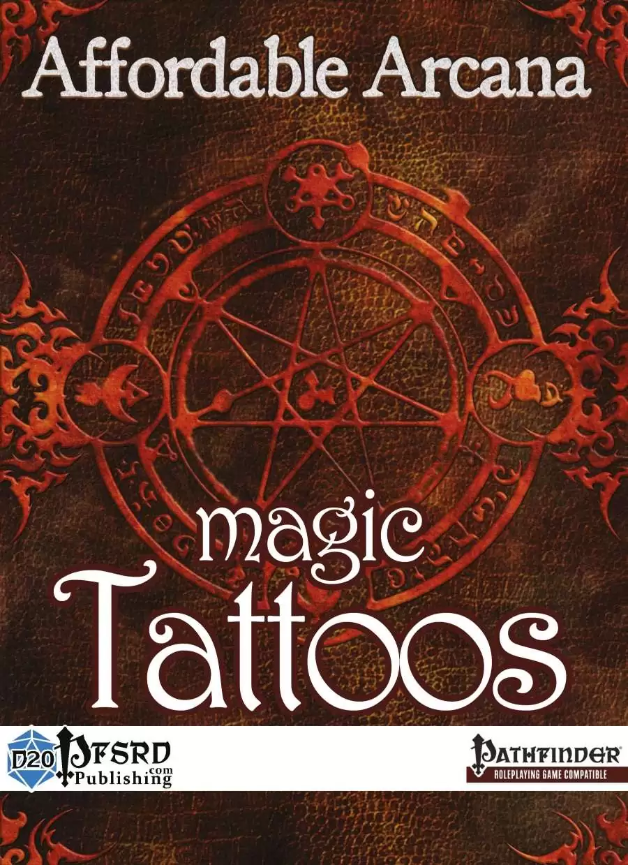 Affordable Arcana - Magic Tattoos (PFRPG) - d20pfsrd Publishing ...