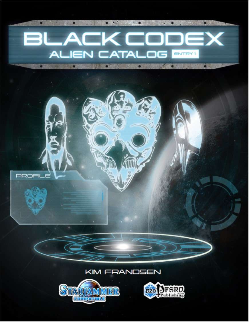 The Black Codex - Alien Catalog Entry 1 - d20pfsrd Publishing ...