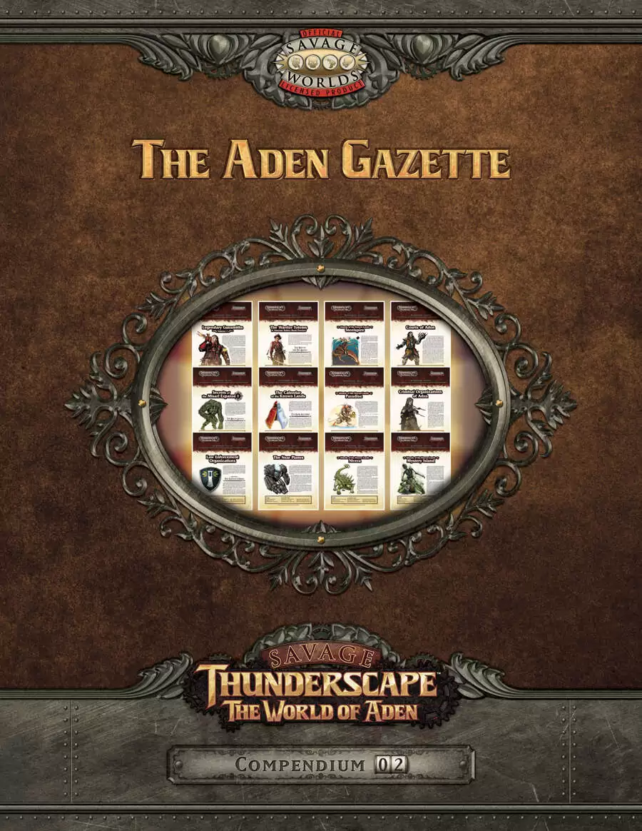 Savage Thunderscape: Aden Gazette Compendium, Volume 2 - Kyoudai Games | Savage Thunderscape ...