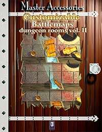 Customizable Battlemaps, dungeon rooms Vol.II - 0one Games | Master ...