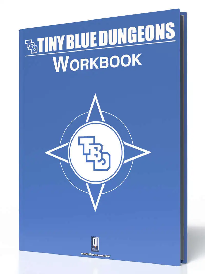 TBD - Tiny Blue Dungeons - Workbook - 0one Games | Master Accessories | DriveThruRPG