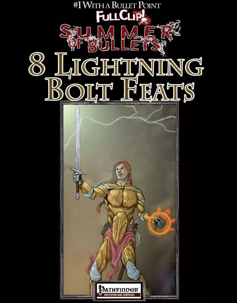 #1 With a Bullet Point: 8 Lightning Bolt Feats - Rogue Genius Games ...